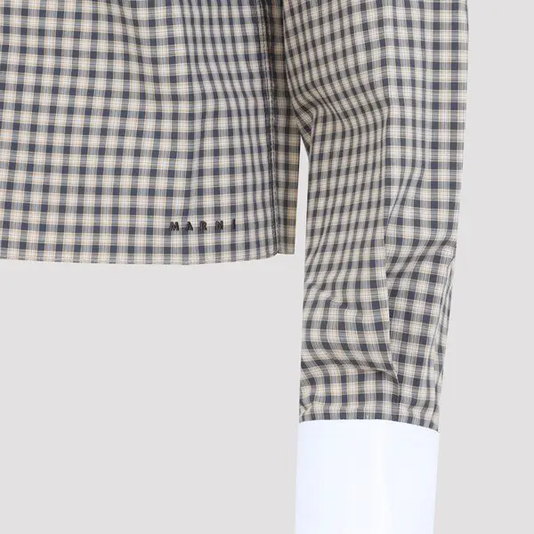 Marni Checkered Cotton Shirt - Multicolor