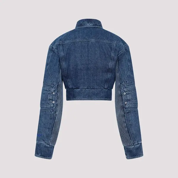 Off-White Motorcycle Hole Crop Jacket
