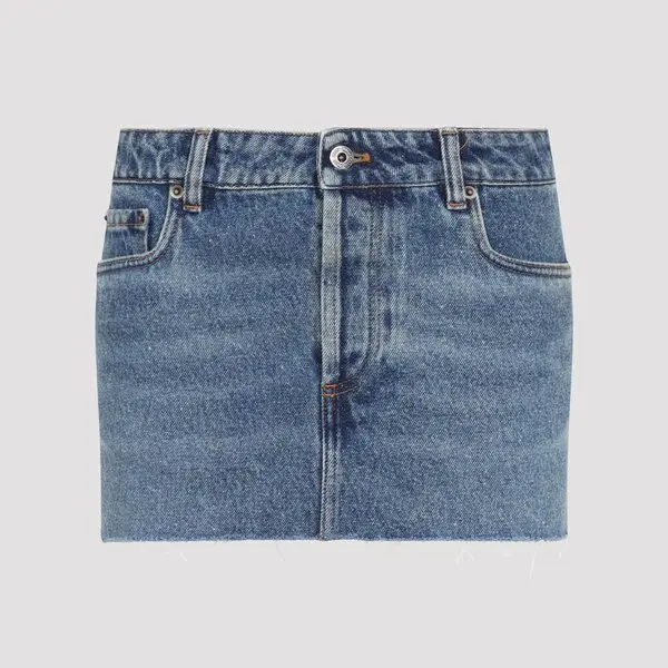 Miu Miu Denim Skirt - Blue