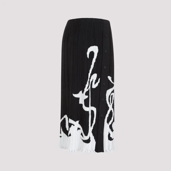 LANVIN Pleated Long Skirt