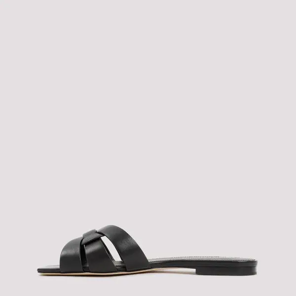 Saint Laurent Leather Tribute Flats