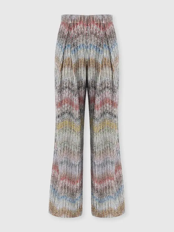 Missoni Relaxed-fit Trousers With Pleats - Multicoloured