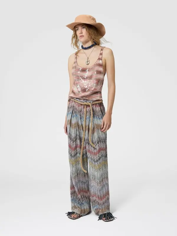 Missoni Relaxed-fit Trousers With Pleats