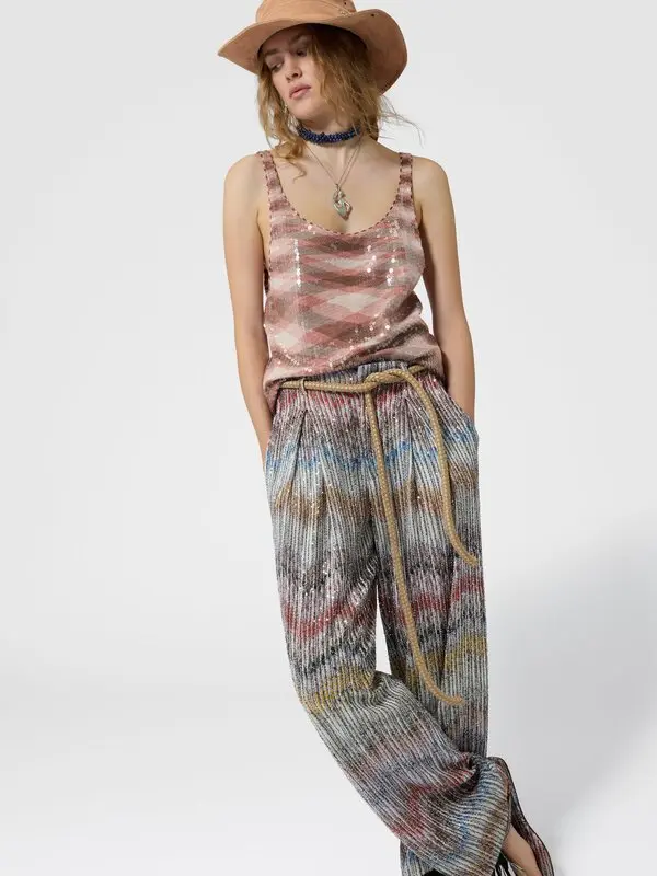 Missoni Relaxed-fit Trousers With Pleats