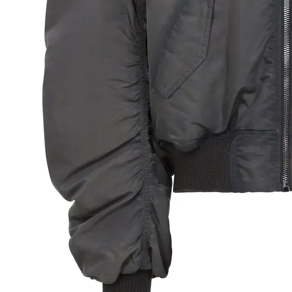 Rick Owens Secchia Flight Bomber Jacket - Gray