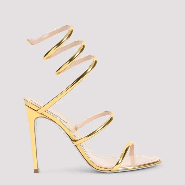 Rene Caovilla Renè Caovilla Calf Leather Sandals - Silver