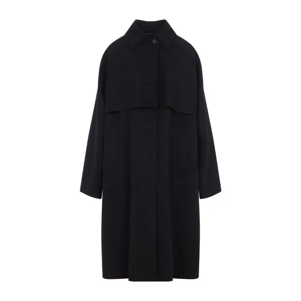 JIL SANDER Trench Coat - Black