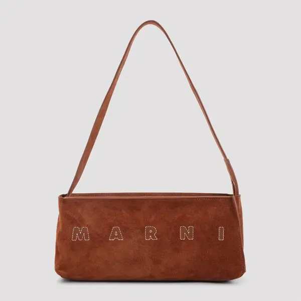 Marni Museo Hobo Pochette - Brown