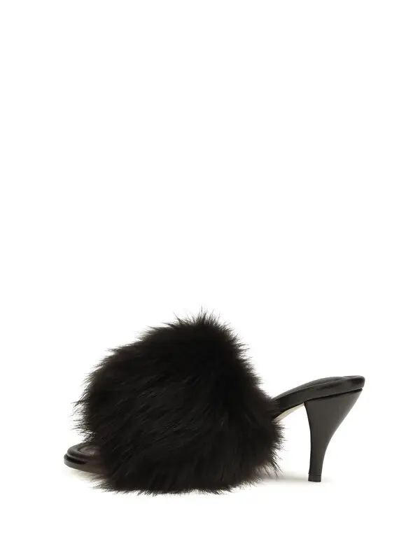 Bottega Veneta Cherry Mules Sandals - Brown