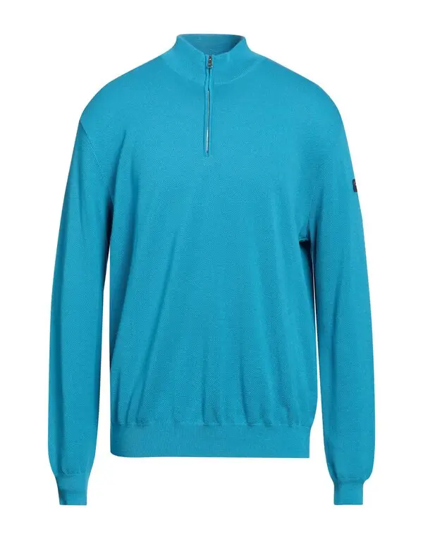 Paul & Shark Turtleneck Azure Size Virgin Wool