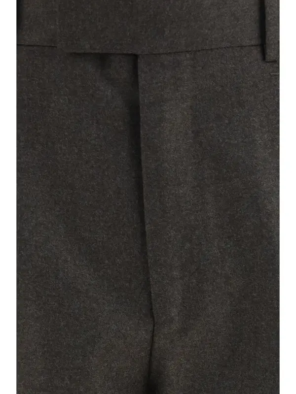 Zegna Wool And Cashmere Pants