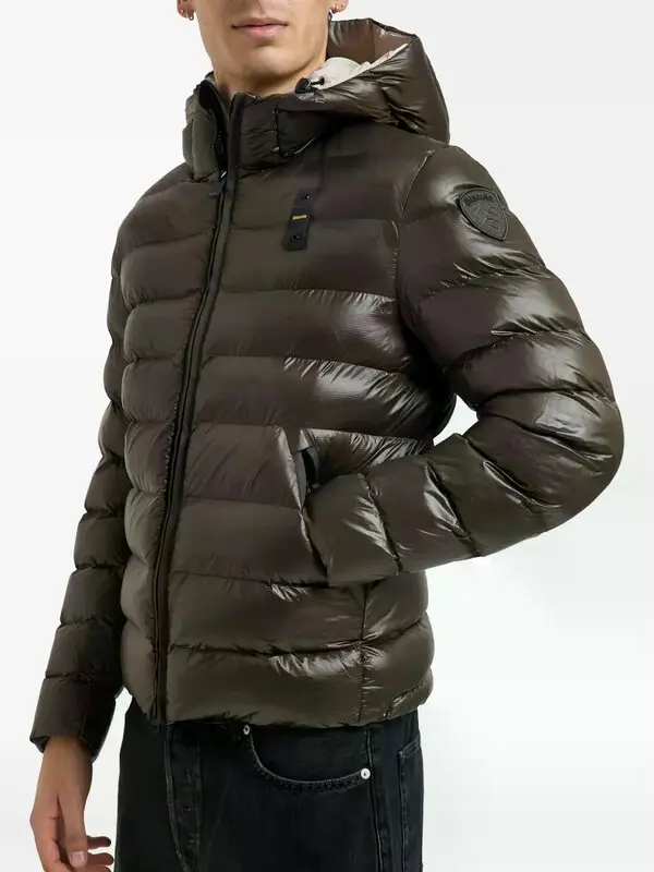 BLAUER. Logo-patch Padded Jacket