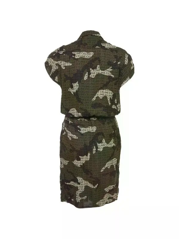 Celine Logo-print Midi Dress