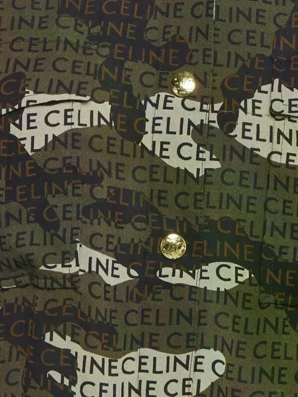 Celine Logo-print Midi Dress