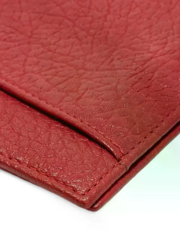 JIMMY CHOO Grained Leather Logo-plaque Wallet