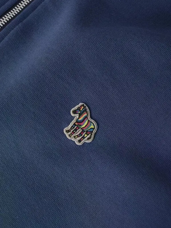 Paul Smith Zebra-patch Half-zip Sweatshirt