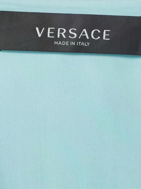 Versace Trésor De La Mer Print Flared Mini Skirt