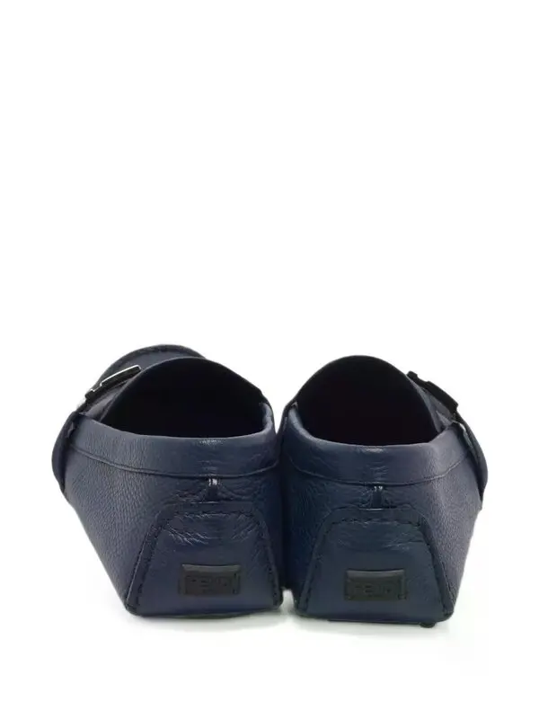 Fendi Ff-buckle Driver Loafers