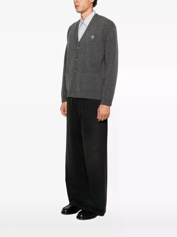 Maison Kitsuné Fox Head-patch Cardigan