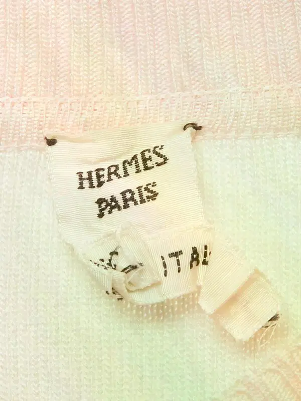 Hermès Birds De Gala Silk-panel Sweater