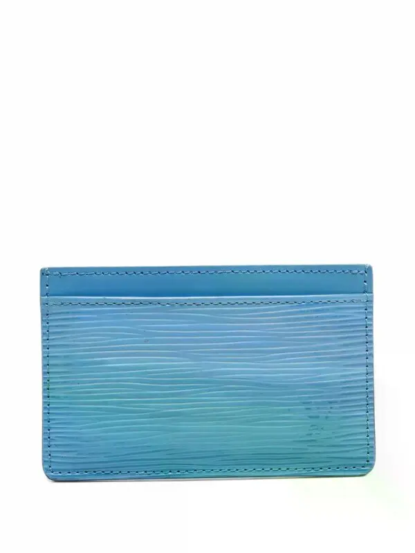 LOUIS VUITTON 2020 Epi Leather Card Case - Blue
