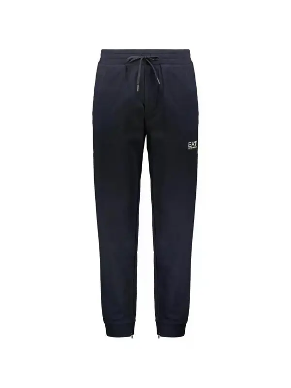 EA7 Logo-print Drawstring Track Pants - Blue