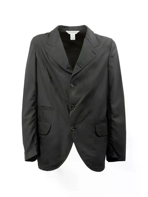 Comme Des Garçons Ruched-detail Blazer - Black