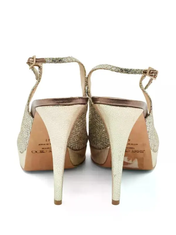 JIMMY CHOO Nova Platform Slingback Sandals