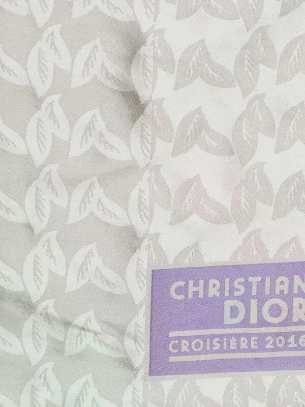 Dior 2016 Croisière Leaf-print Scarf