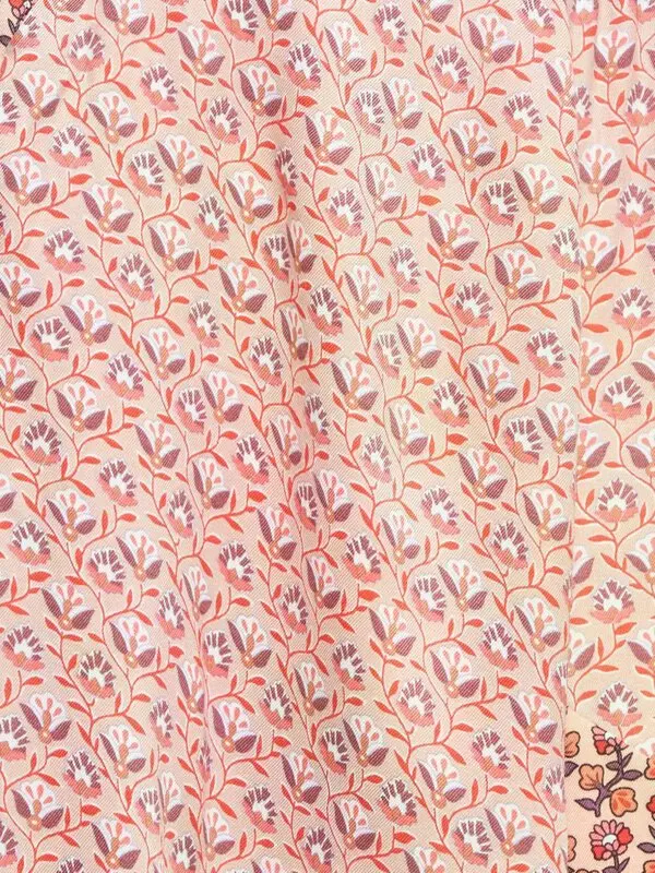 Maje Floral-print Asymmetrical Skirt