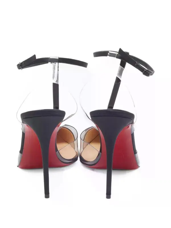 CHRISTIAN LOUBOUTIN Nosy Crystal-embellished T-strap Pumps