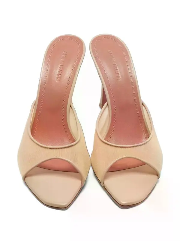 Amina Muaddi Alexa Mesh Sandals