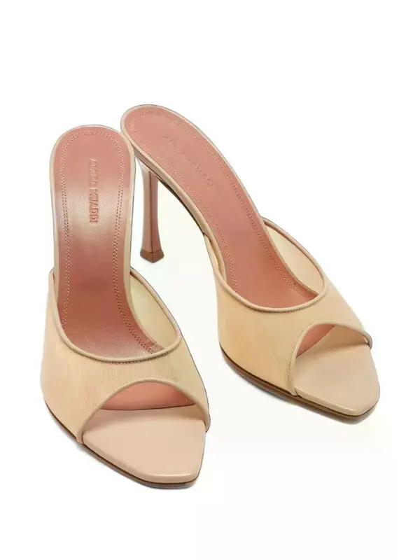 Amina Muaddi Alexa Mesh Sandals