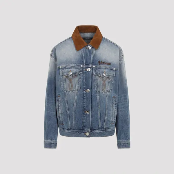 Versace Denim Stone Wash Blouson