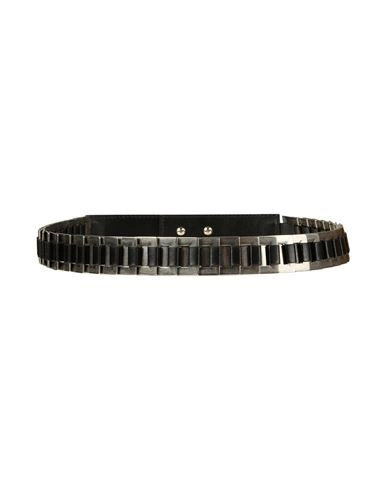 Alberta Ferretti Belt Size Leather, Metal - Black