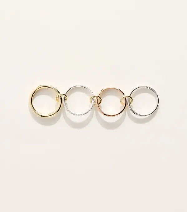 SPINELLI KILCOLLIN Sterling Mixed Gold And Diamond Cancer Ring