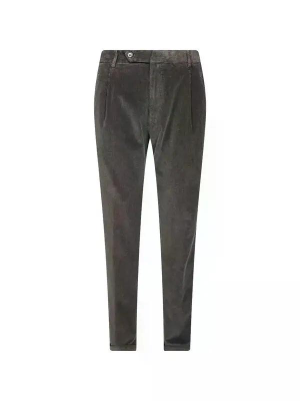BERWICH Pleated Corduroy Trousers