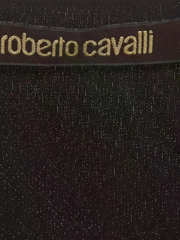 Roberto Cavalli V-neck Midi Dress