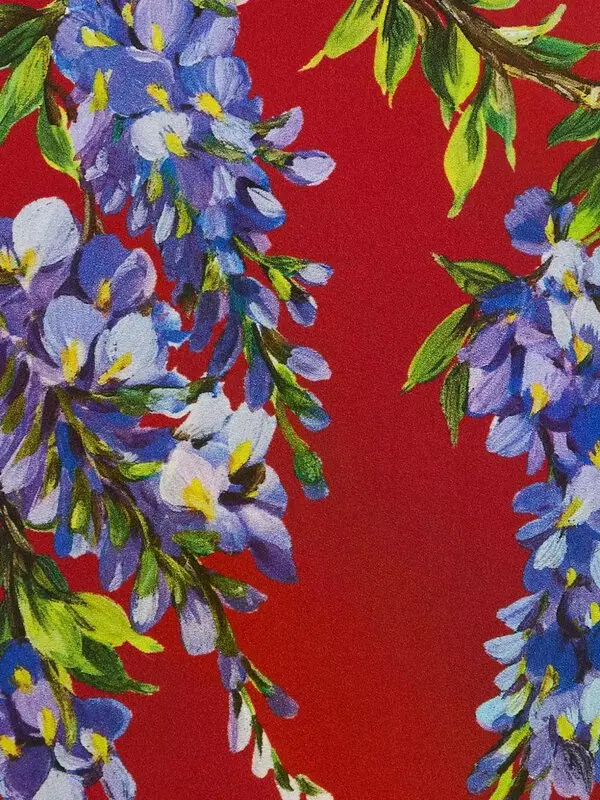 Dolce & Gabbana Floral-print Short-sleeve Blouse