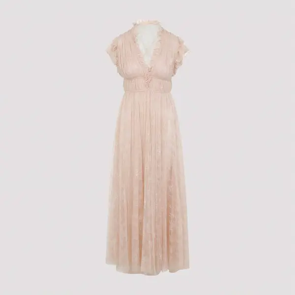 Alberta Ferretti Lace Long Dress