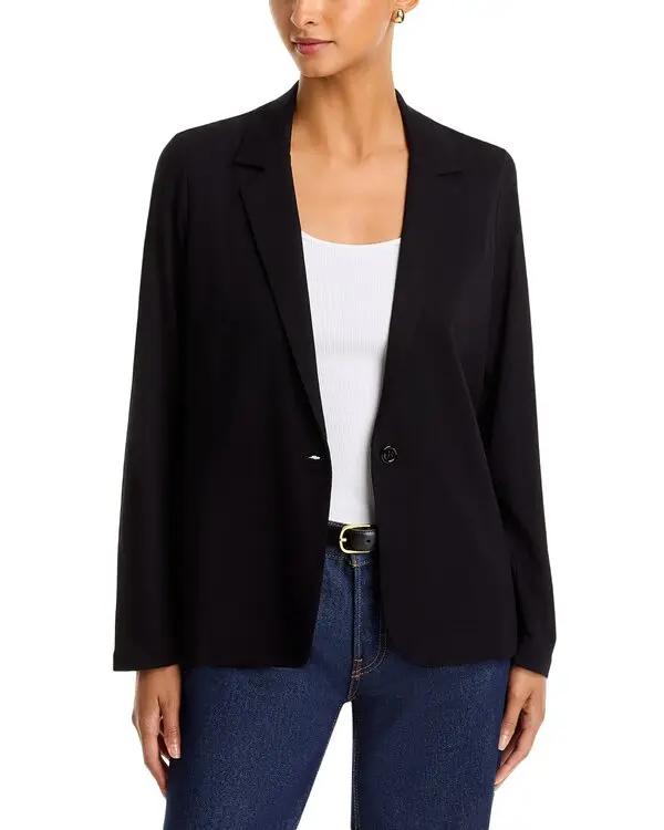 Majestic Filatures Soft Touch One Button Blazer