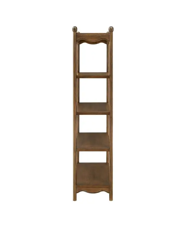 MODWAY Darcy 4-tier Open Bookcase - Walnut