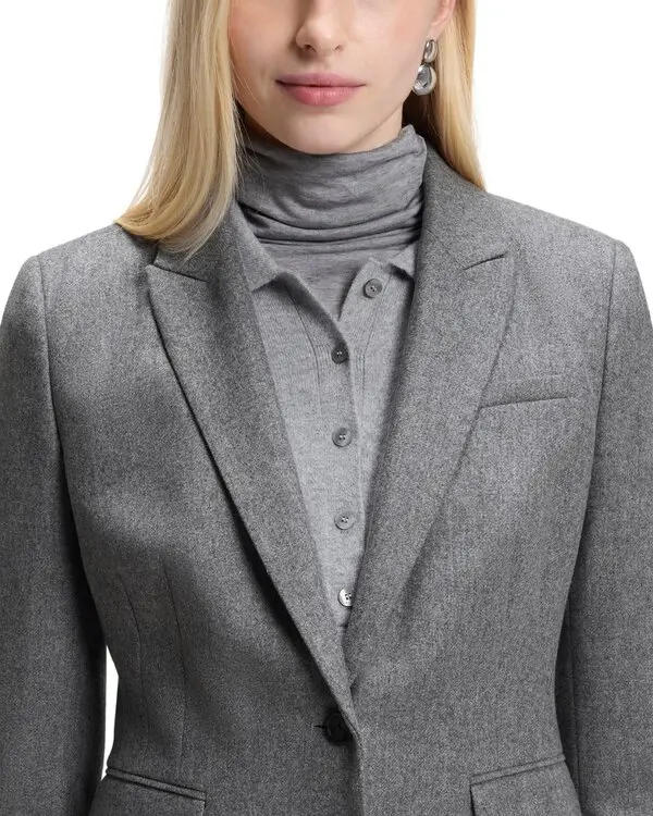 Hugo Boss Jia Two Button Flannel Blazer Exclusive