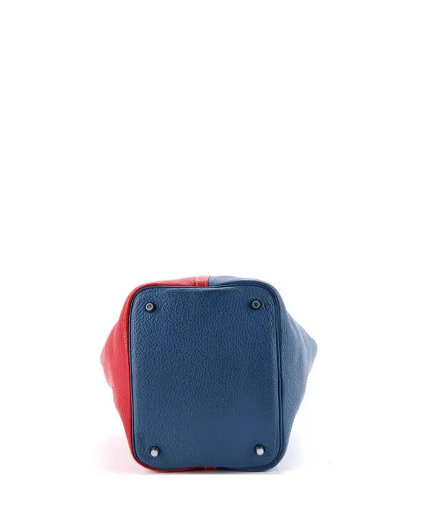 Hermès Mm Picotin Lock Bag Bicolor Clemence