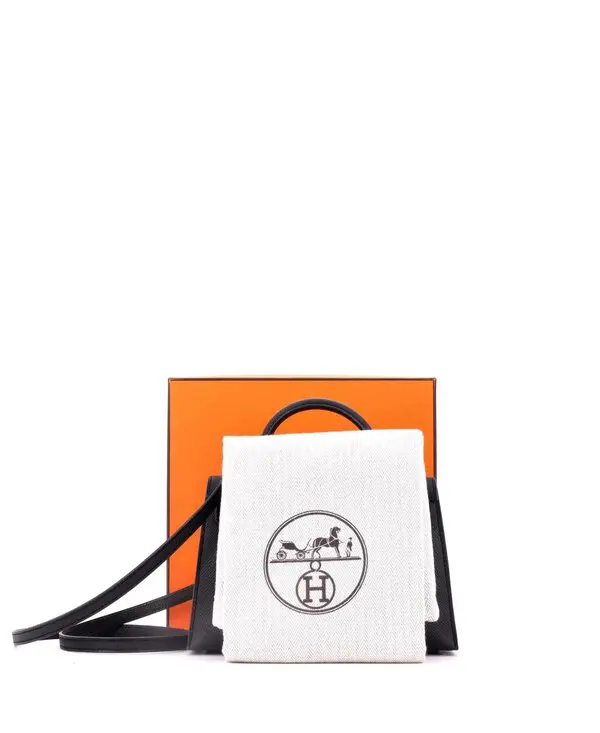 Hermès Kelly 20 Handbag Black Epsom With Palladium Hardware