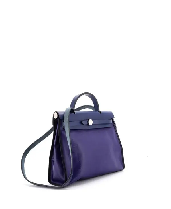 Hermès 31 Herbag Zip Berline Vache Canvas And Leather