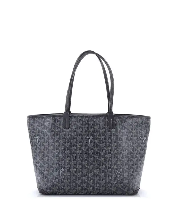 Goyard Pm Artois Tote Coated Canvas - Gray