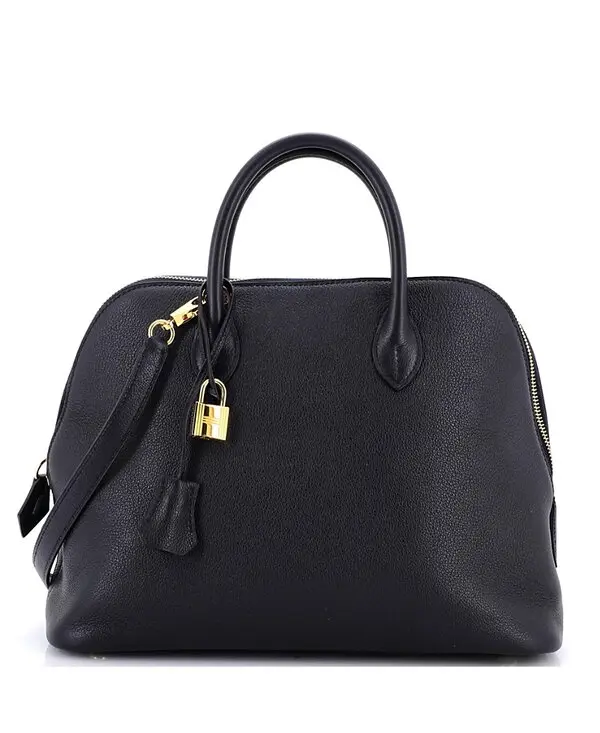 Hermès 30 Bolide 1923 Bag Novillo - Blue