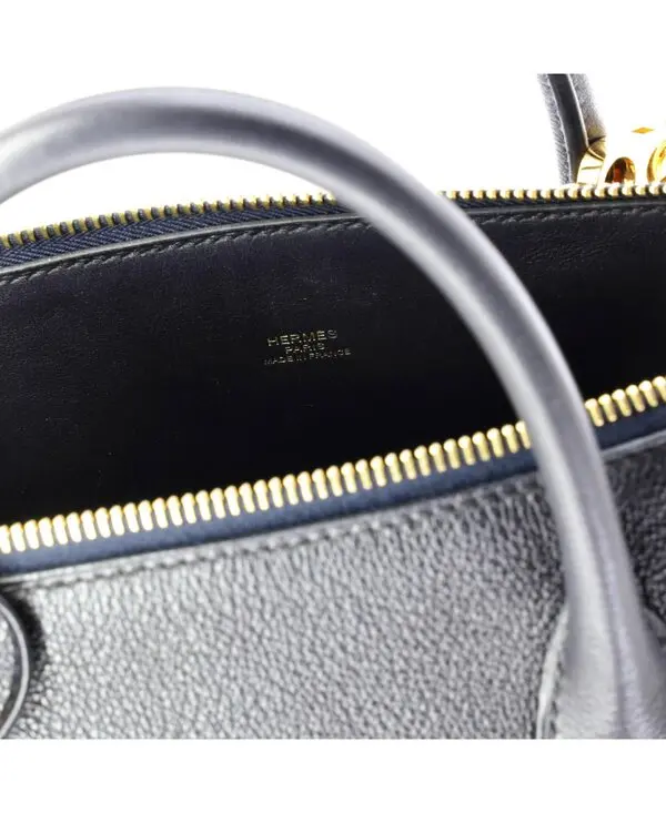Hermès 30 Bolide 1923 Bag Novillo - Blue