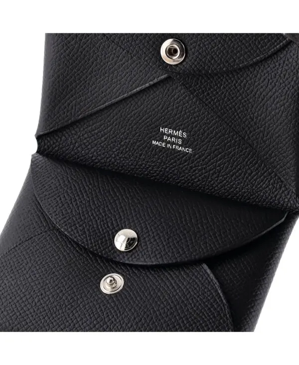 Hermès Calvi Duo Card Holder Epsom